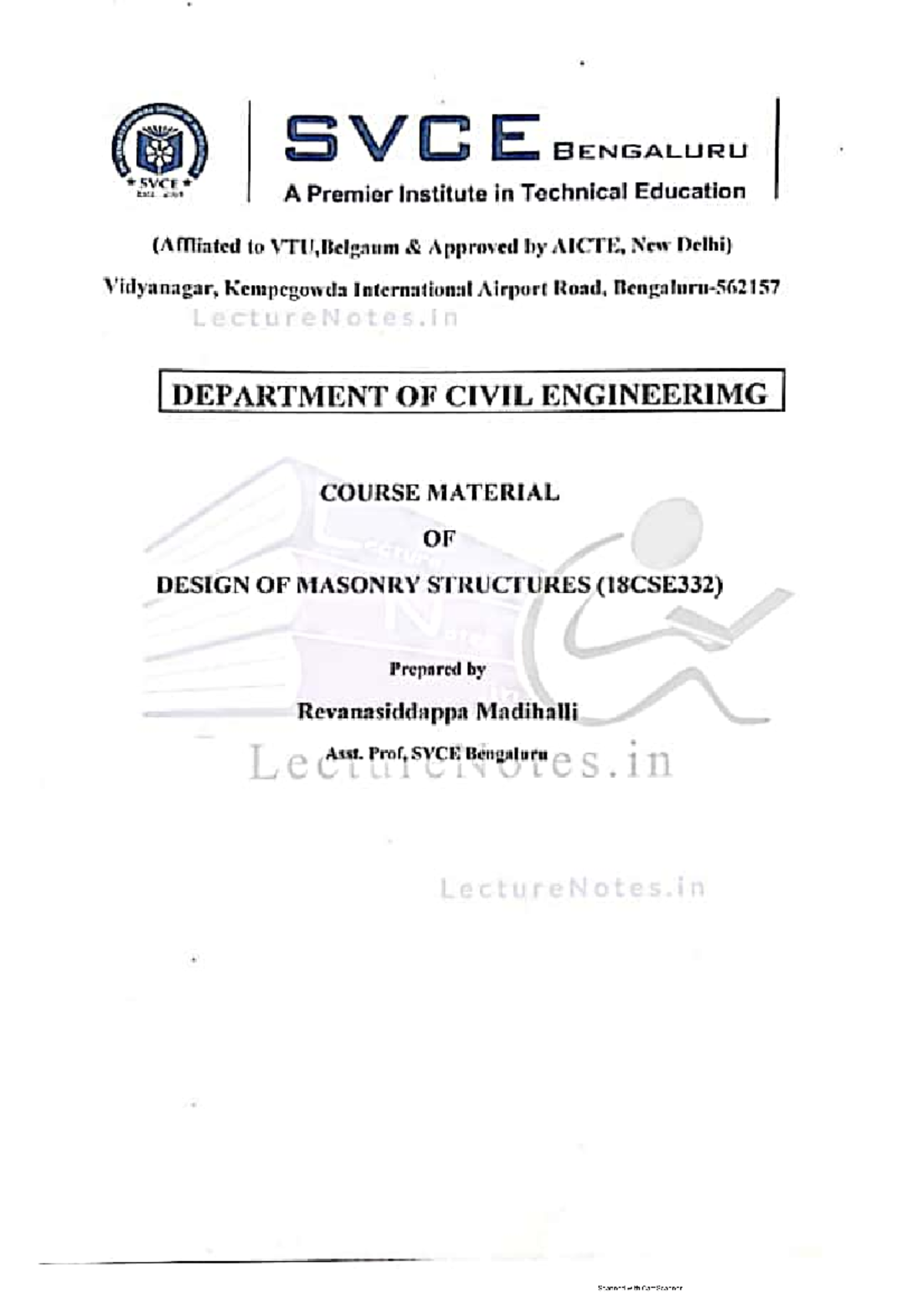 Design OF Masonry Structures vvvvvvvvv Notes - Civil engineering - Studocu