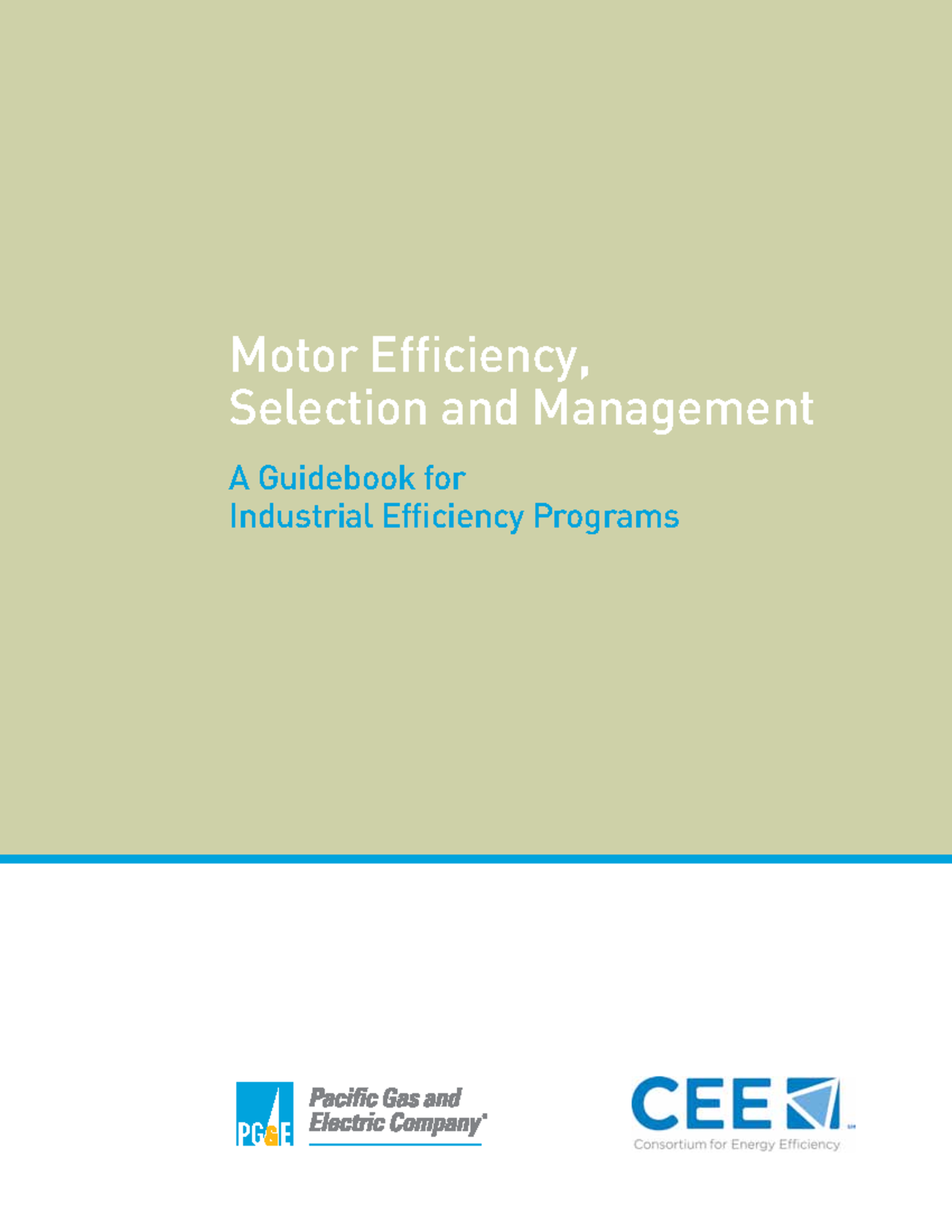 Motor selection industrial guidebook - Motor Efficiency, Selection and ...