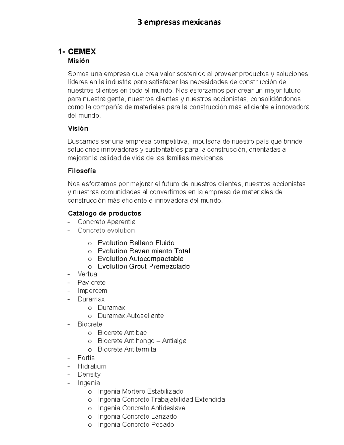 3 empresas mexicanas - adddddddd - 3 empresas mexicanas 1 - CEMEX ...