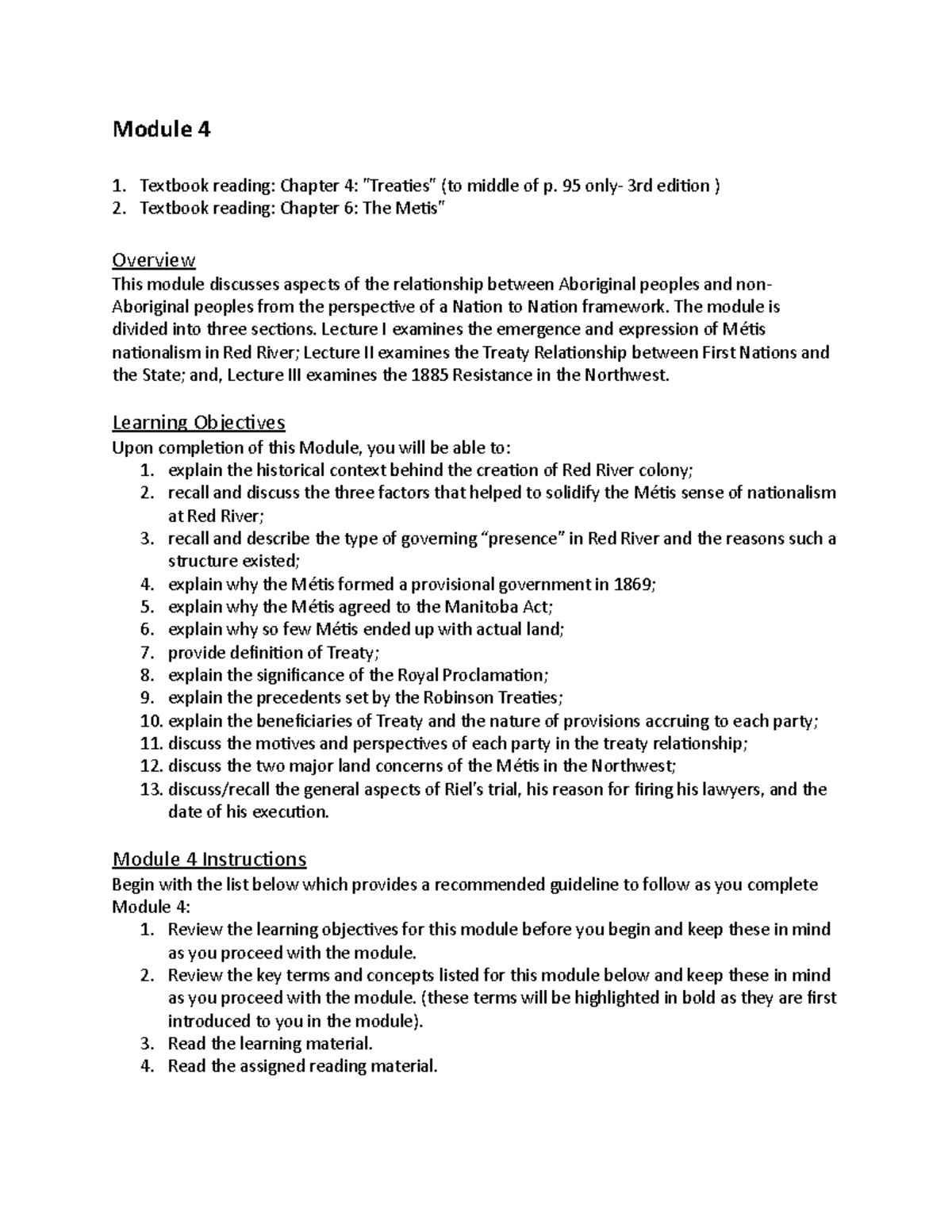 Module 4 - Lecture notes 4 - Module 4 Textbook reading: Chapter 4 ...