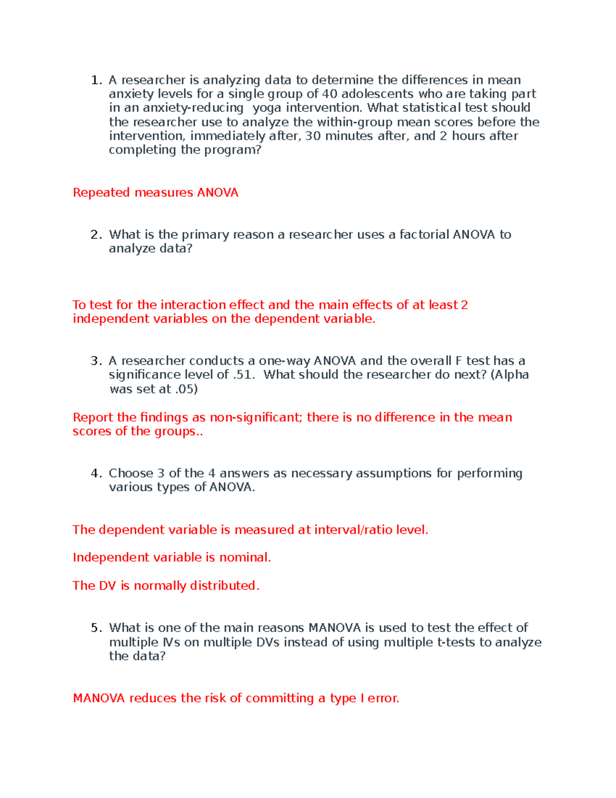 HSC 217 quiz 8 - hsc 217 - week 8 quiz study guide - used for dr ...