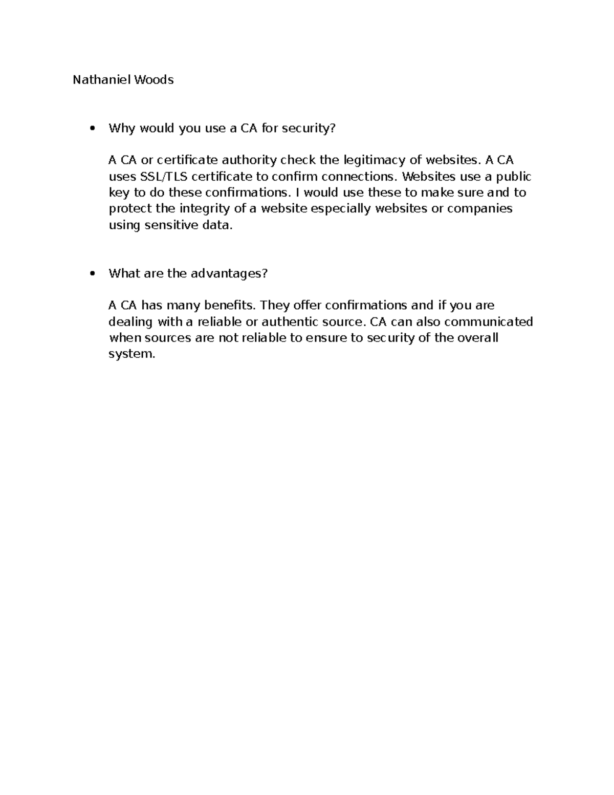 CS305 5-2 - Notes i took to help you witht the course materials ...