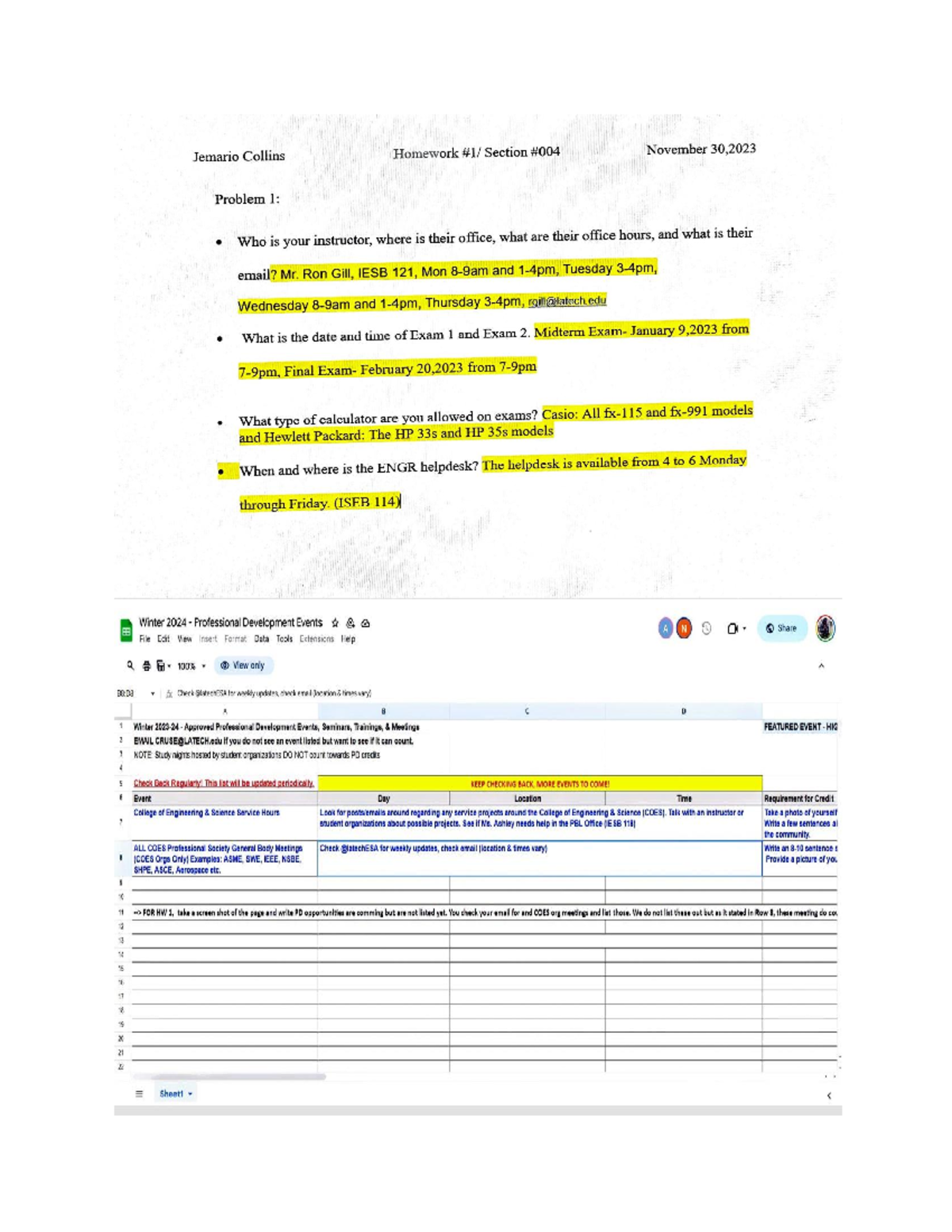 Engineer Hw1 Homework 1 Engr 120 Studocu