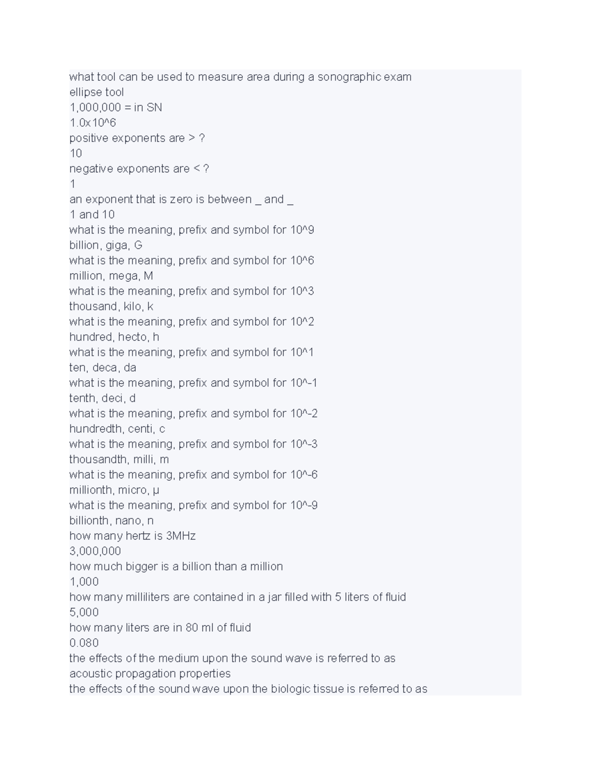 Phys 1410 notes pt 2 - what tool can be used to measure area during a ...