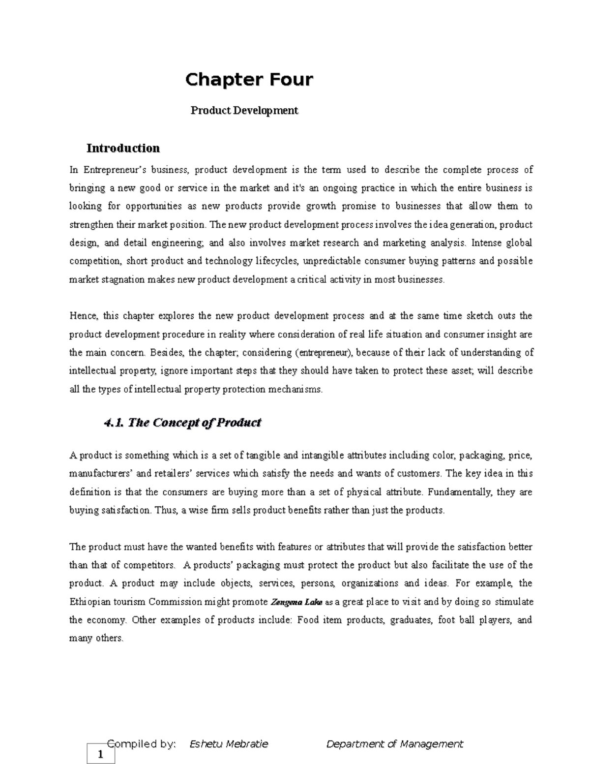 4 - this is about project planning as an introduction - 1 Chapter Four ...