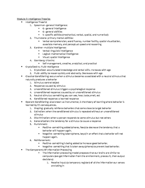 D094 module 1 - Module 1: Maslow’s Hierarchy of Needs Abraham Maslow ...