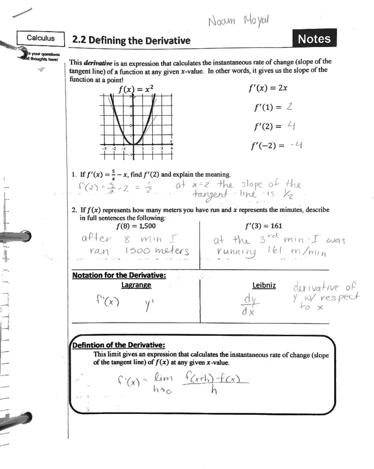 Unit 2 - calculus - MATH 10B - Studocu