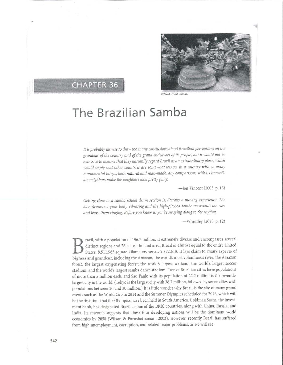 The Brazilian Samba-1 - Reading - D-271 - Studocu