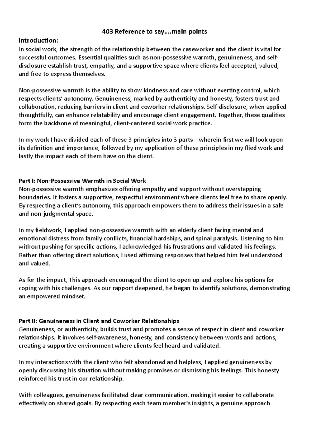 403,406 speech - sdsdsd - 403 Reference to say... points Introduc8on ...
