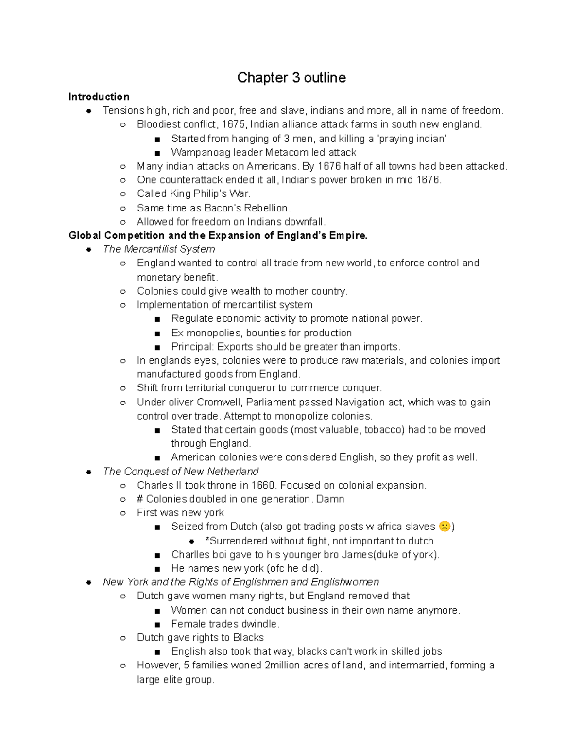Give Me Liberty! Chapter 3 Outline - Chapter 3 outline Introduction ...