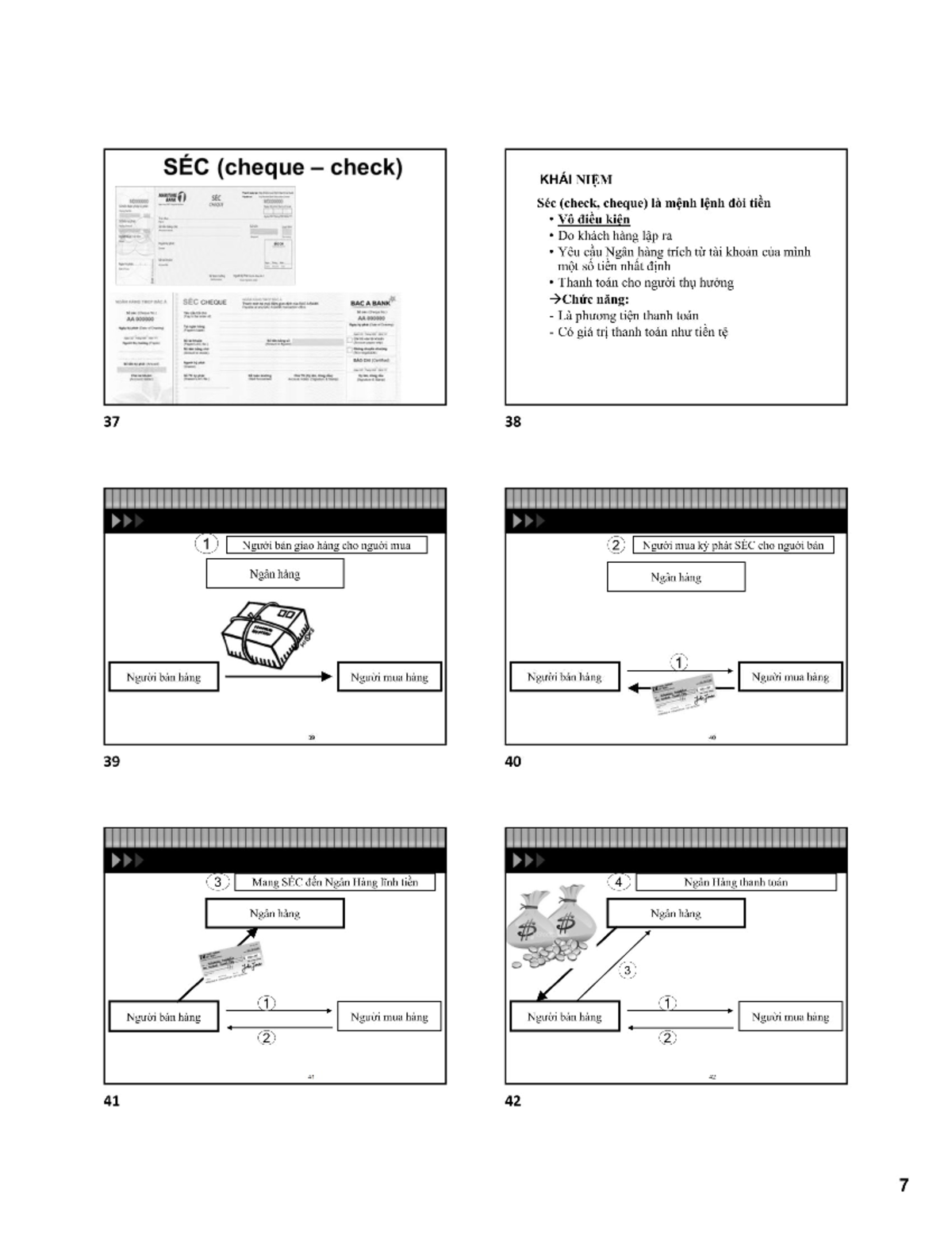 SEC - gfdsvf - SÉC (cheque check) KHAI NIEM SEC Séc (check, cheque) là ...