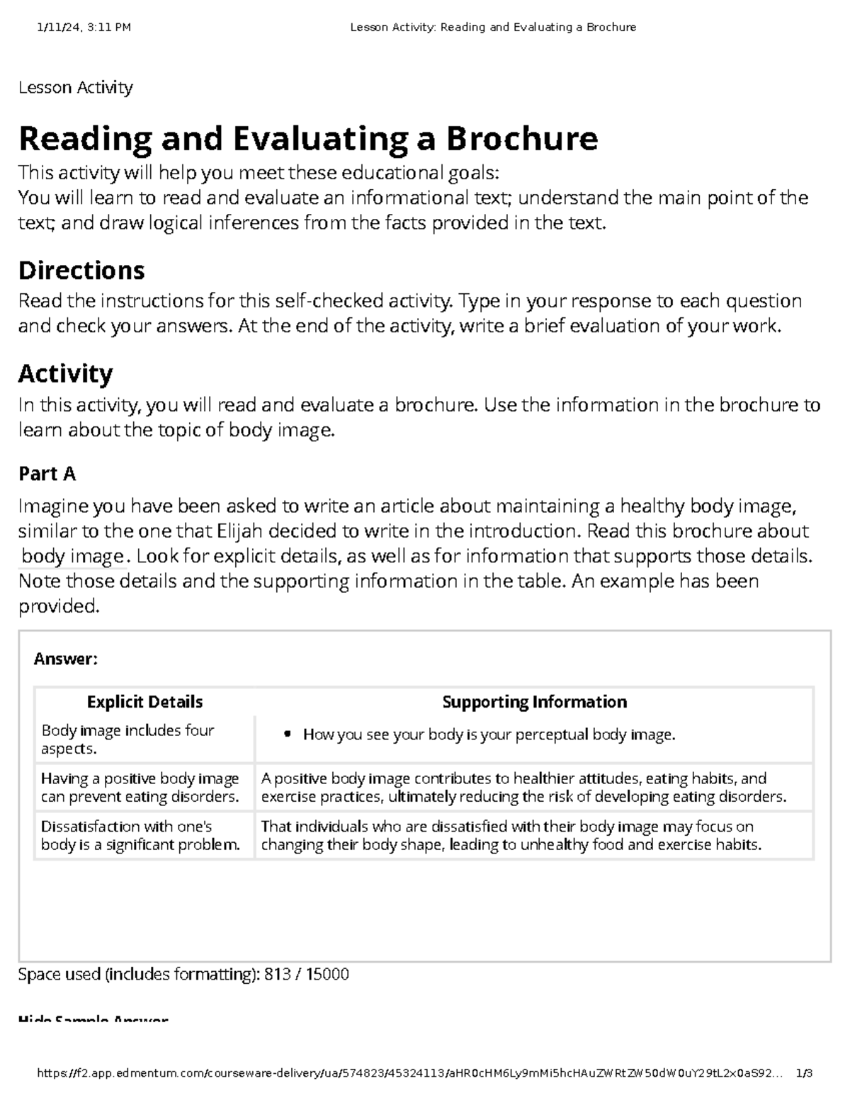 Growing Up Maintaining a Healthy Body Image Tutorial - 1/11/24, 3:11 PM ...
