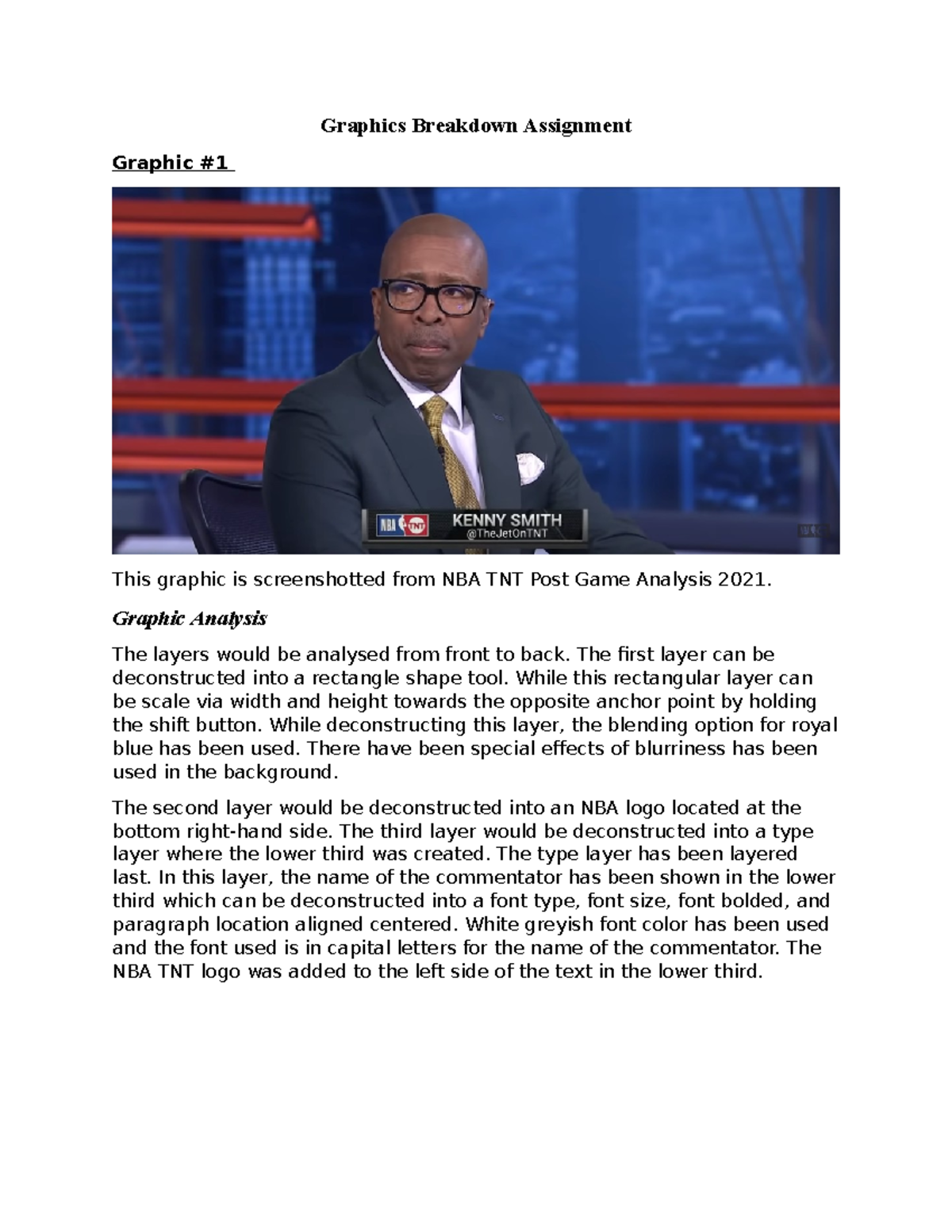 Graphics Breakdown Assignment - Graphics Breakdown Assignment Graphic ...