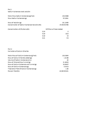Pre Lab 6 - Full Pre-Lab - Brianna Figueroa Pre Lab 6: Solubility of ...