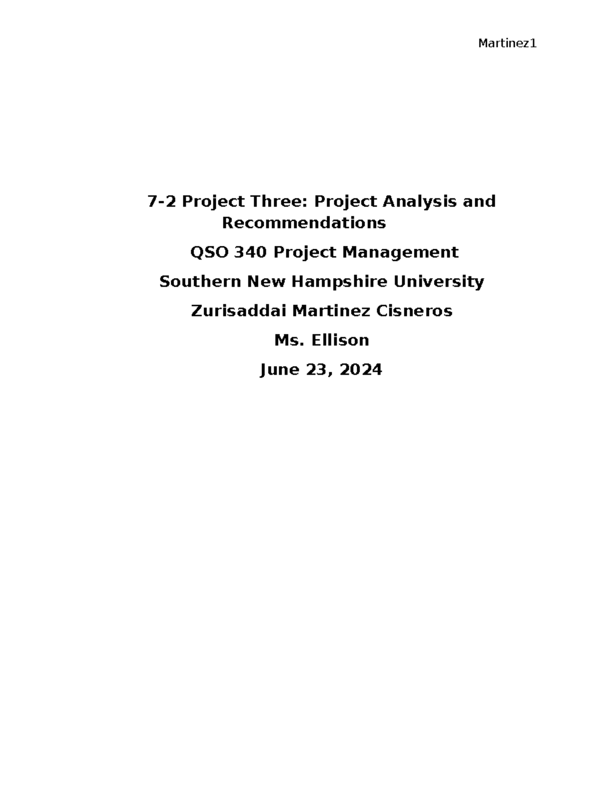 7-2 Project Three Project Analysis and Recommendations - Ellison June ...