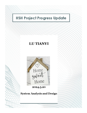 Systems Analysis and Design - IS3430 - CityU - Studocu