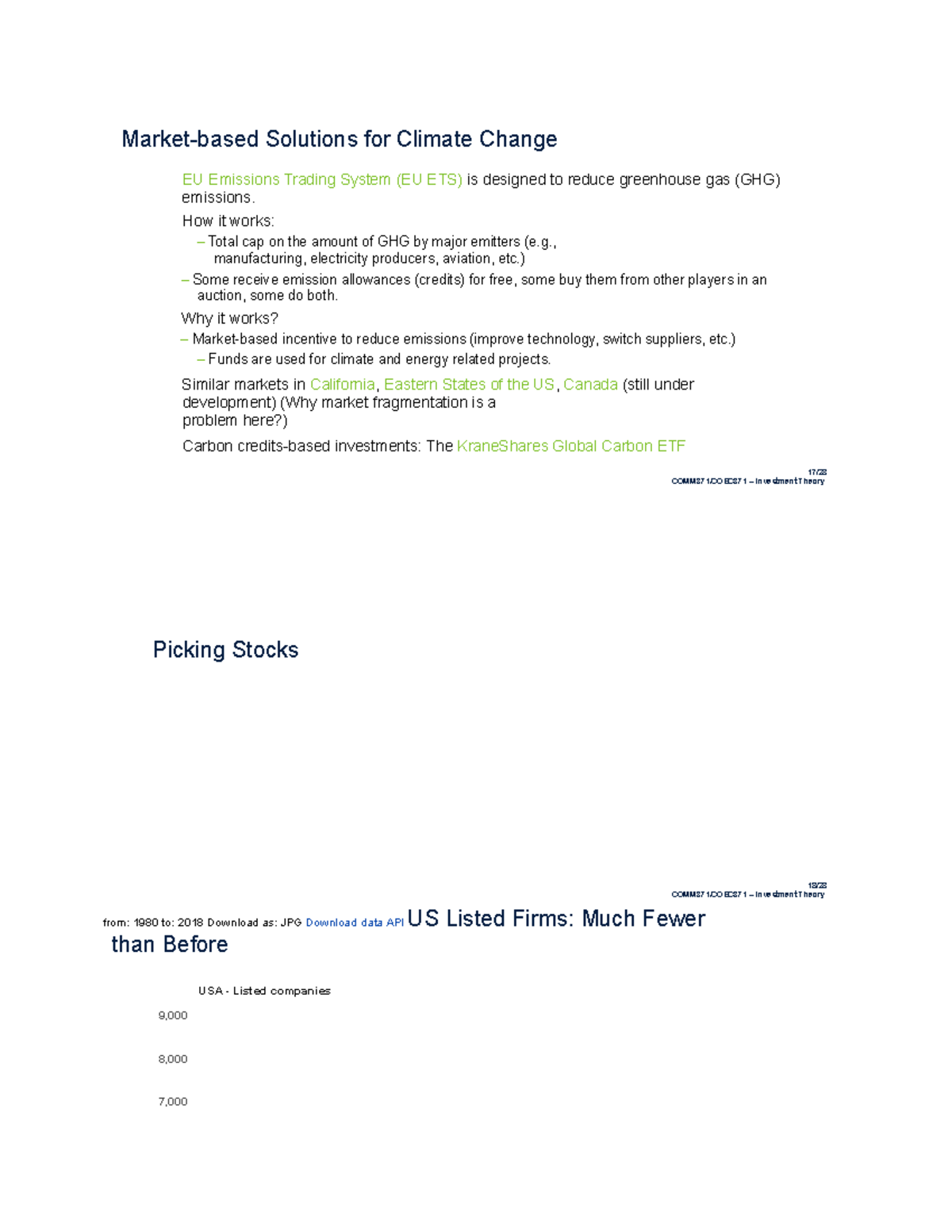 Market-based Solutions for Climate Change - How it works: Total cap on ...