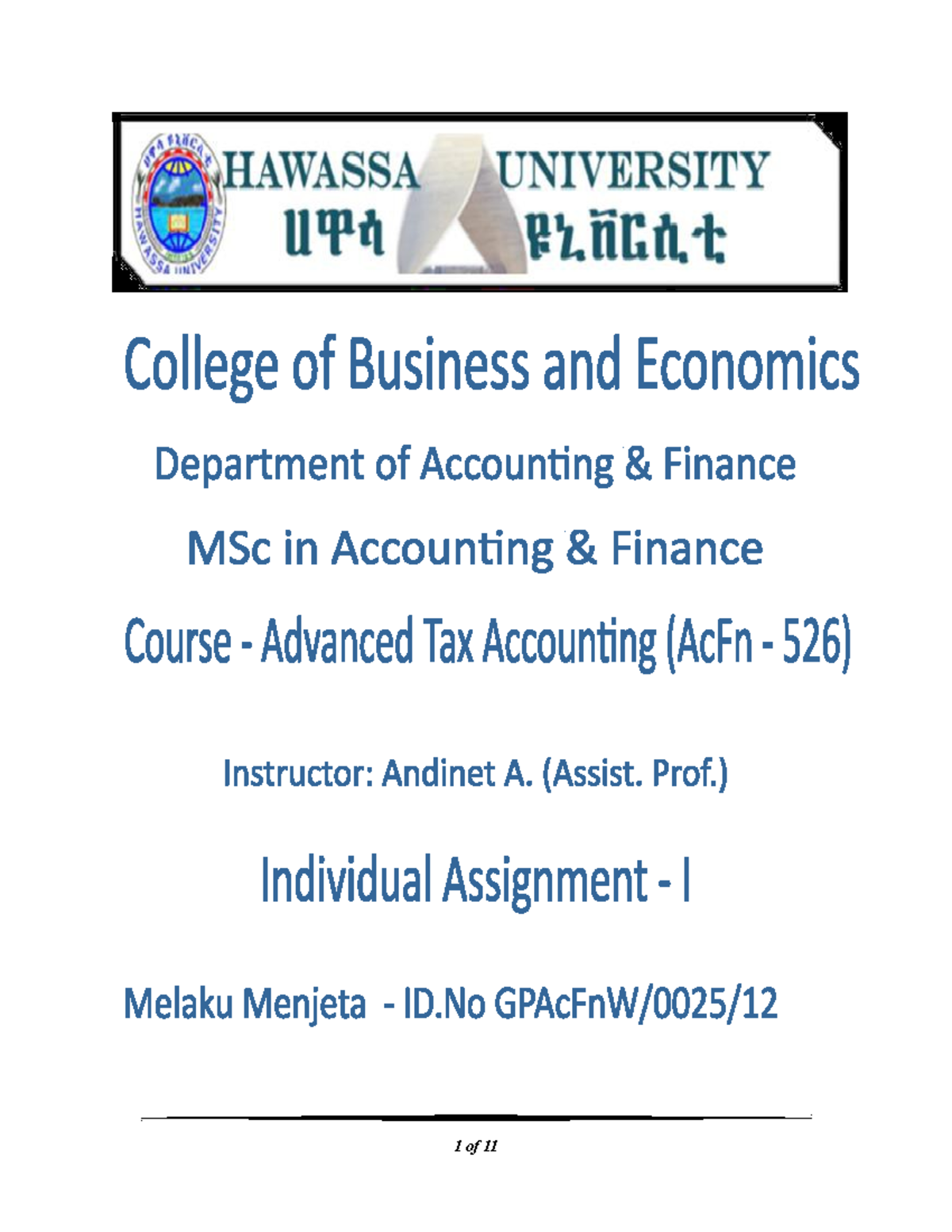 ATA - Individual Ass MM - Seeking Course aid Solution Materials - Briefly discuss how the ...