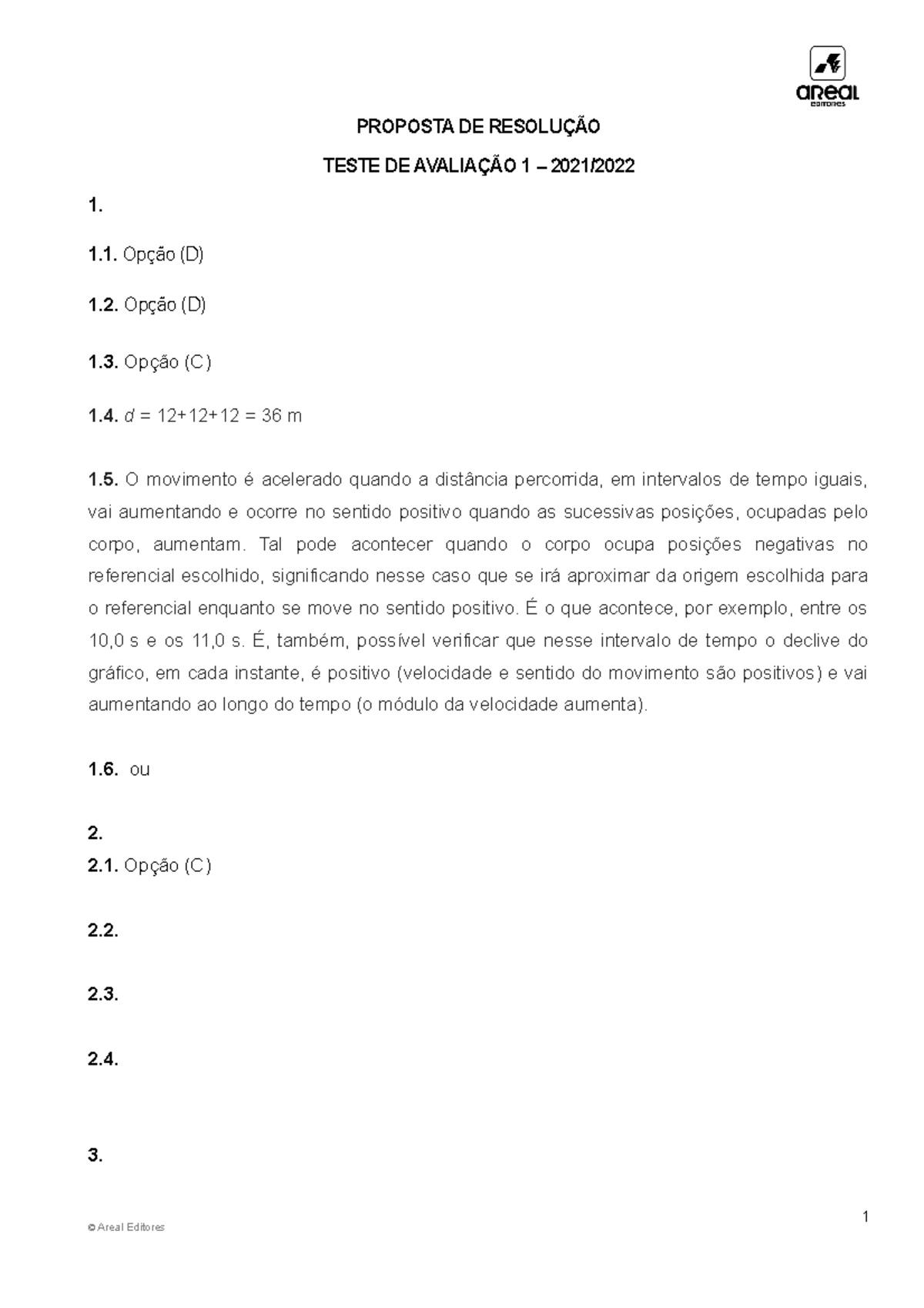 Ae F11 Teste 1 Out2021 Resol Proposta De ResoluÇÃo Teste De AvaliaÇÃo