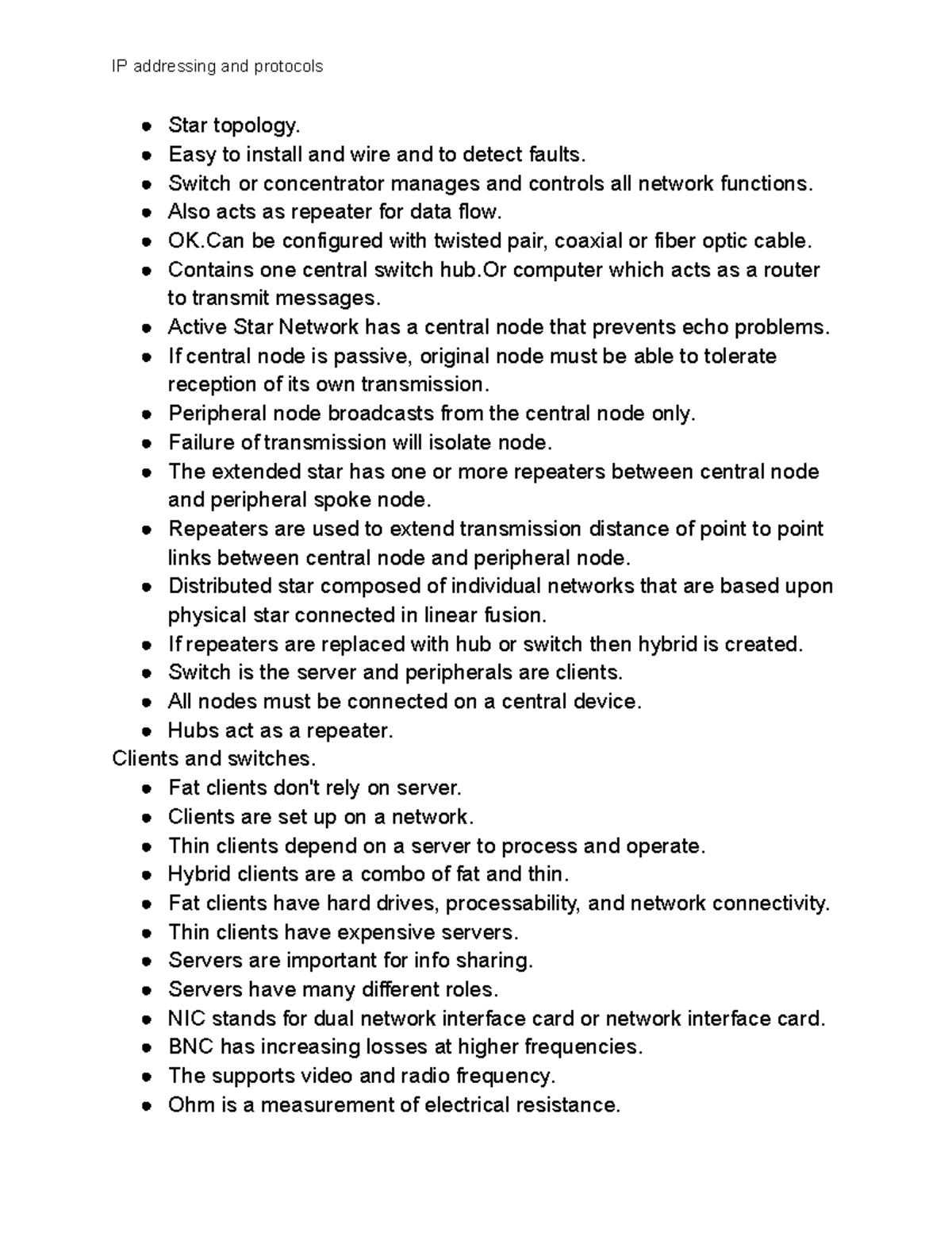 College Notes 8 Difference Between Ipv4 And Ipv6 Ip Addressing And Protocols Star Topology