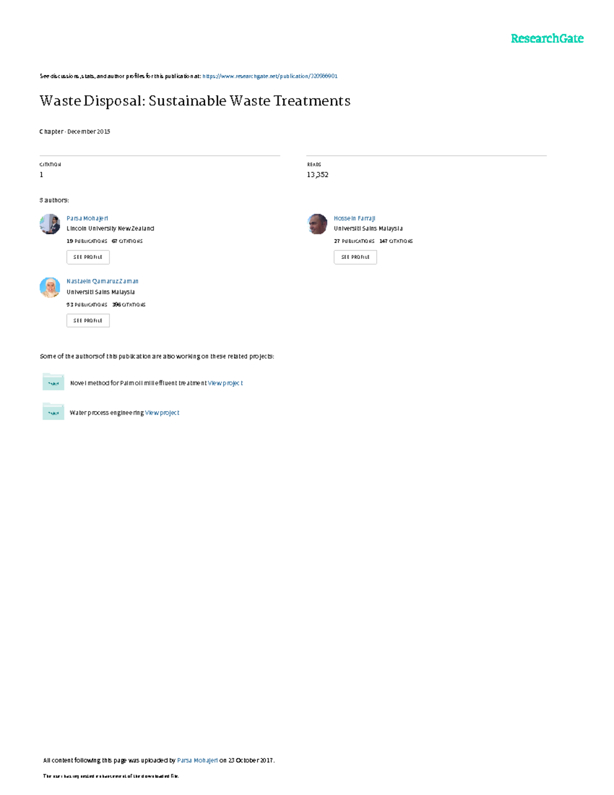 Waste Disposal Sustainable Waste Treatme - Research Methodology ...