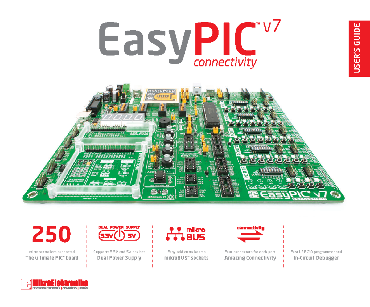 Easypic V7 Manual V104c - USER'S GUIDE EasyPIC connectivity v Supports ...