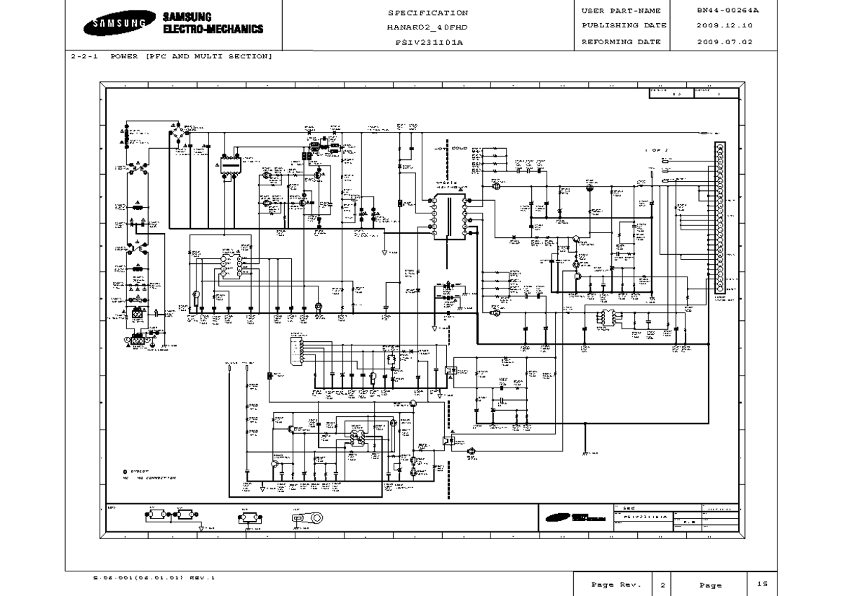 Samsung bn44-00264 a - algo para entrar - 2 A B MODEL NAME USER PDM ...