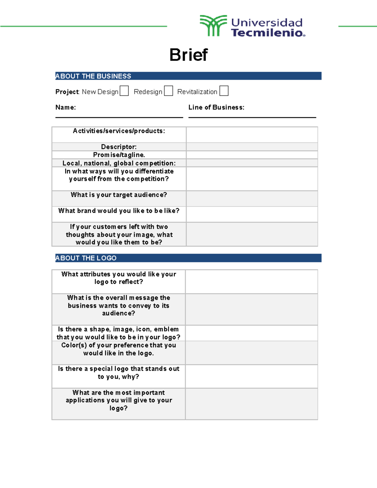 Challenge 9 Brief format ET - Brief ABOUT THE BUSINESS Project: New ...