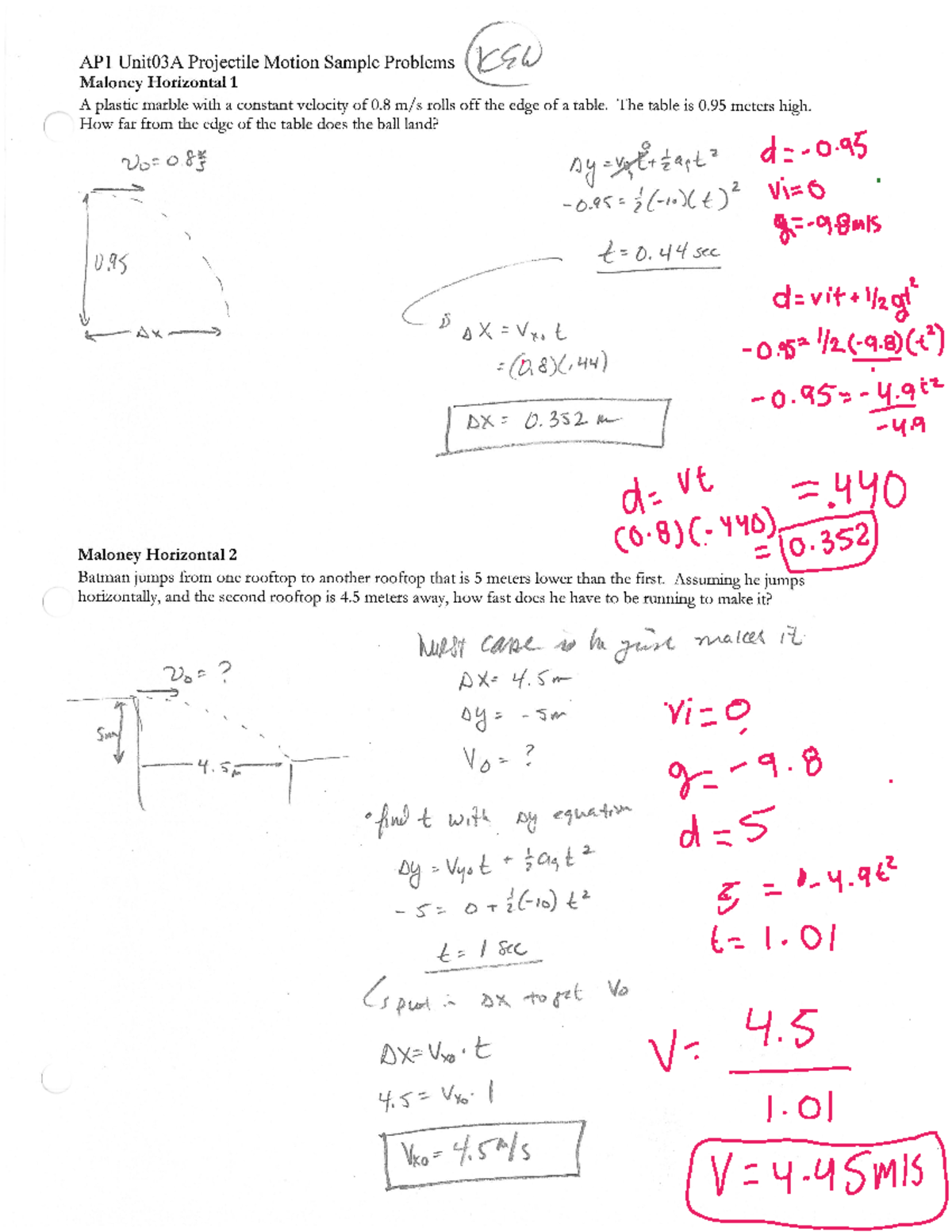 Kami Export - 04-Unit03A-Sample-Problems-horizontal-ans - PHYS 2010 ...