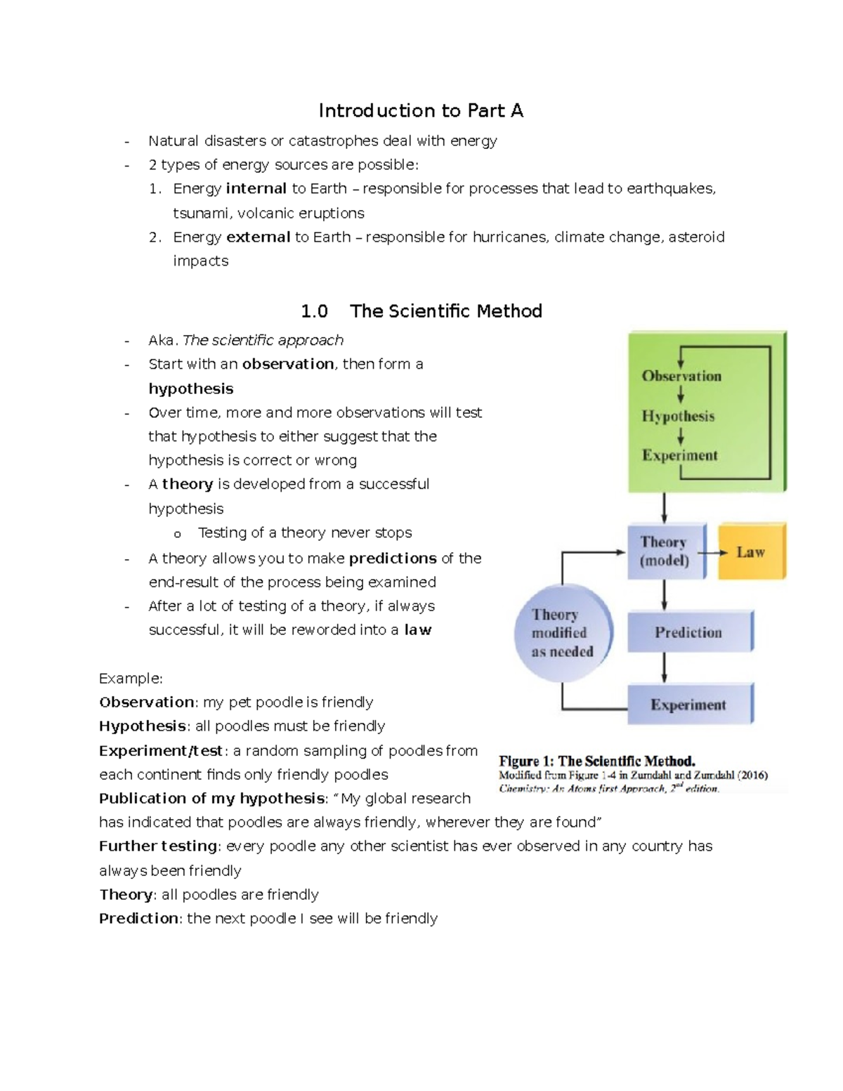 Introduction to Part A - Lecture notes Unit One Part A - Introduction ...