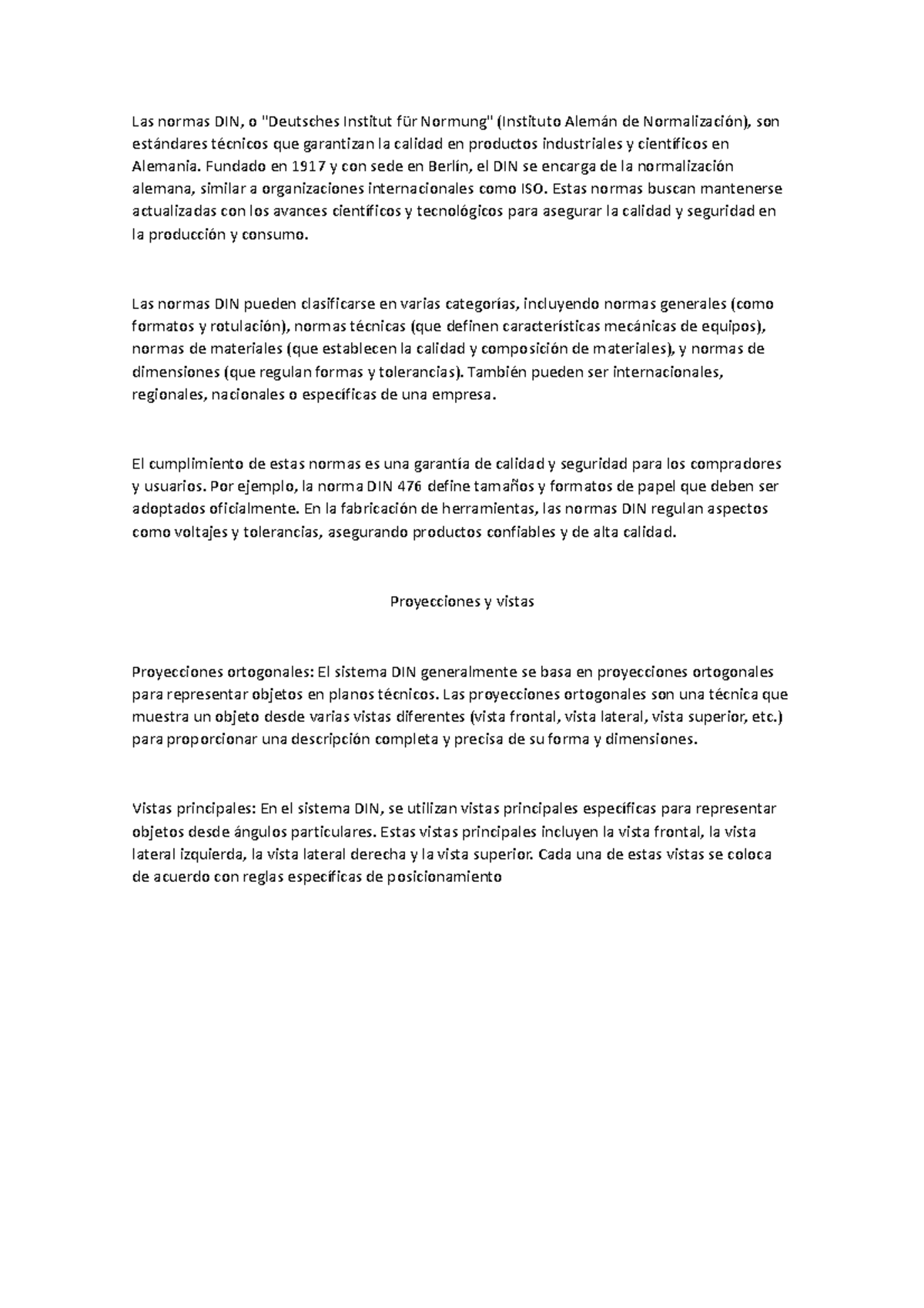 Las normas DIN - normativas din - Las normas DIN, o "Deutsches Institut ...