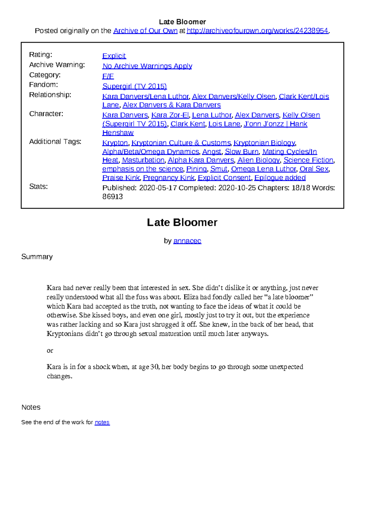 Late Bloomer - leer para estudiar - Late Bloomer Posted originally on ...