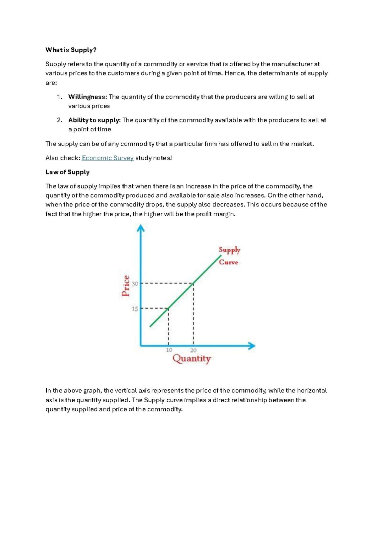 What is Supply - What is Supply? Supply refers to the quantity of a ...