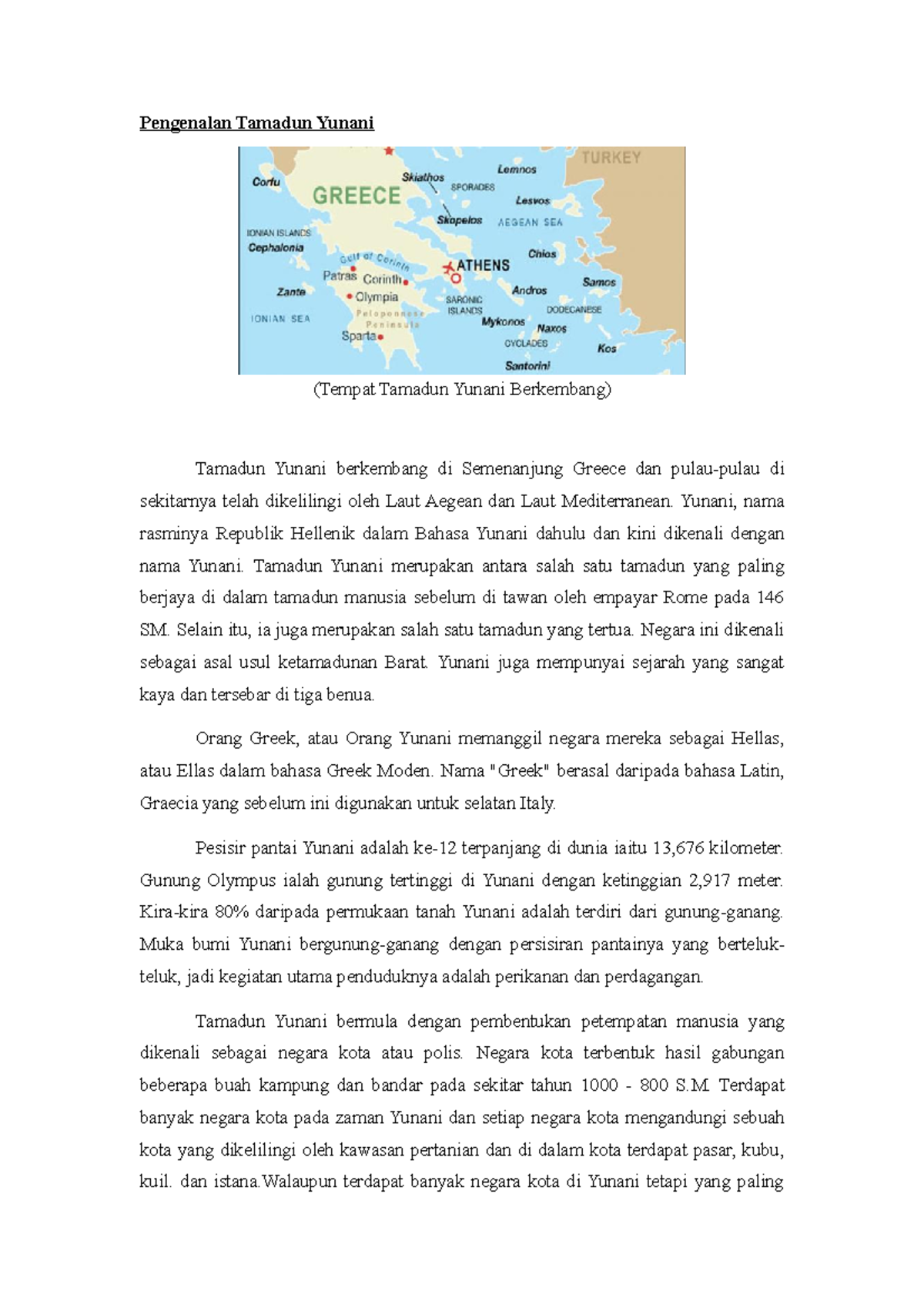 Yunani - Yunani, nama rasminya Republik Hellenik dalam Bahasa Yunani ...