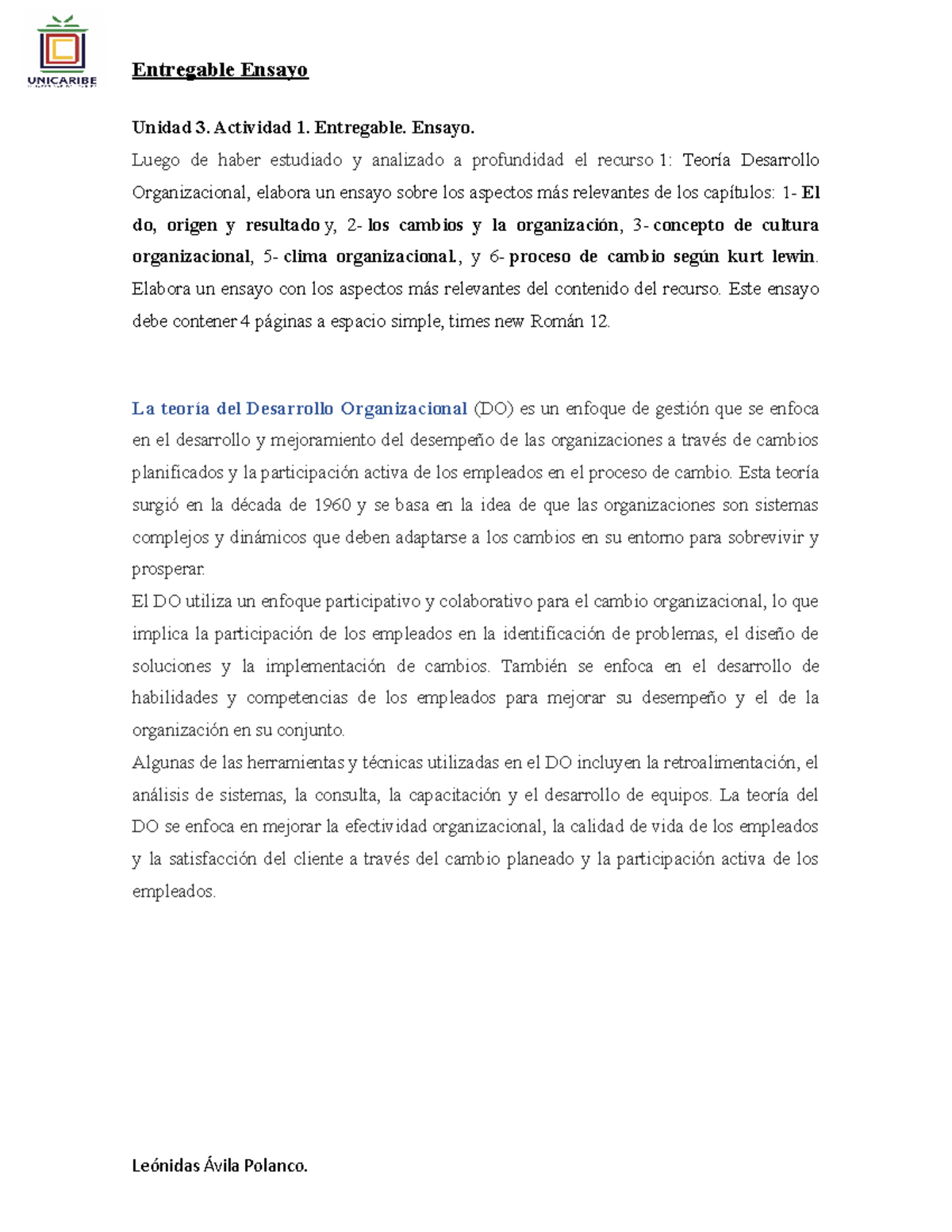 Unidad 3.entregable ensalldocx - Unidad 3. Actividad 1. Entregable ...