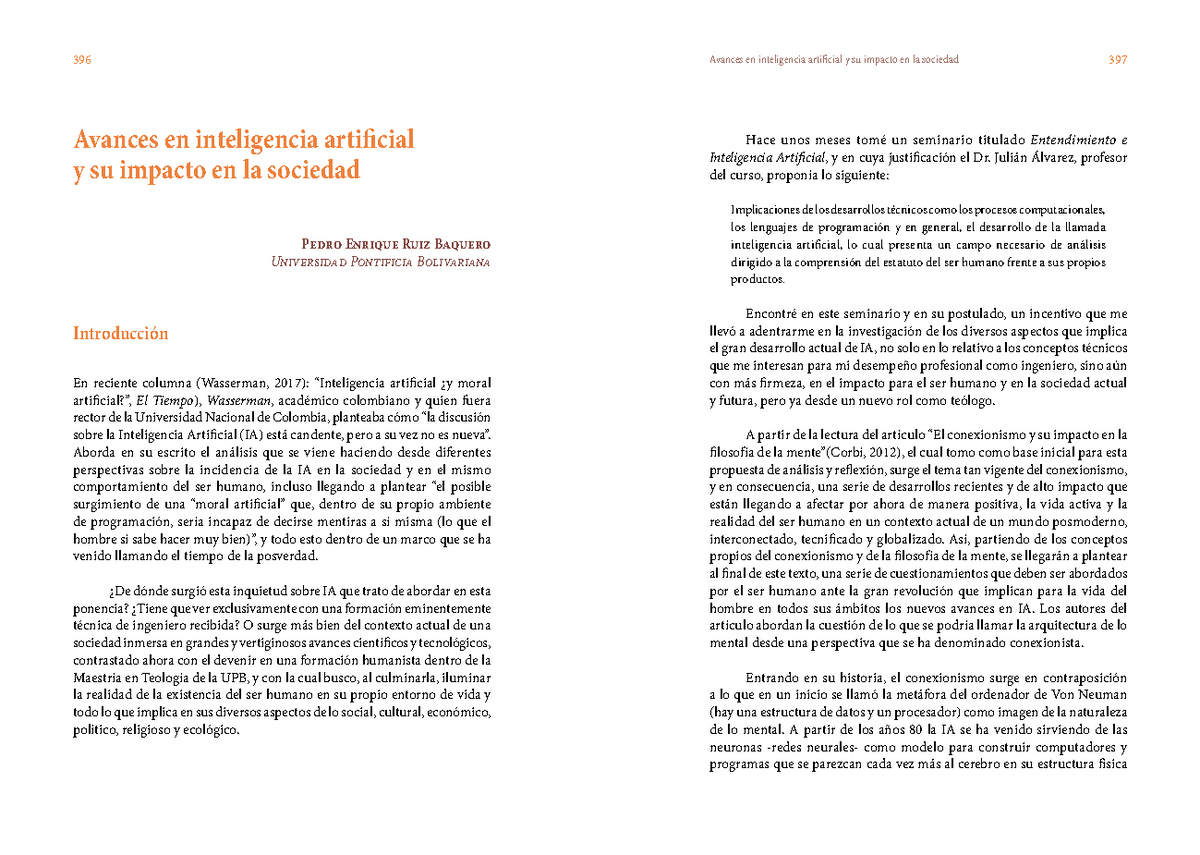 Inteligencia artificial impacto social - 396 Avances en inteligencia artificial y su impacto en ...