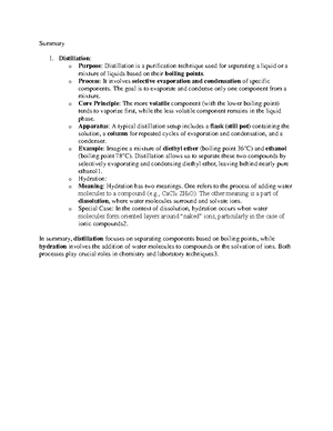 Tech 705 Separating Acids and Neutral Compounds by Solvent Extraction ...