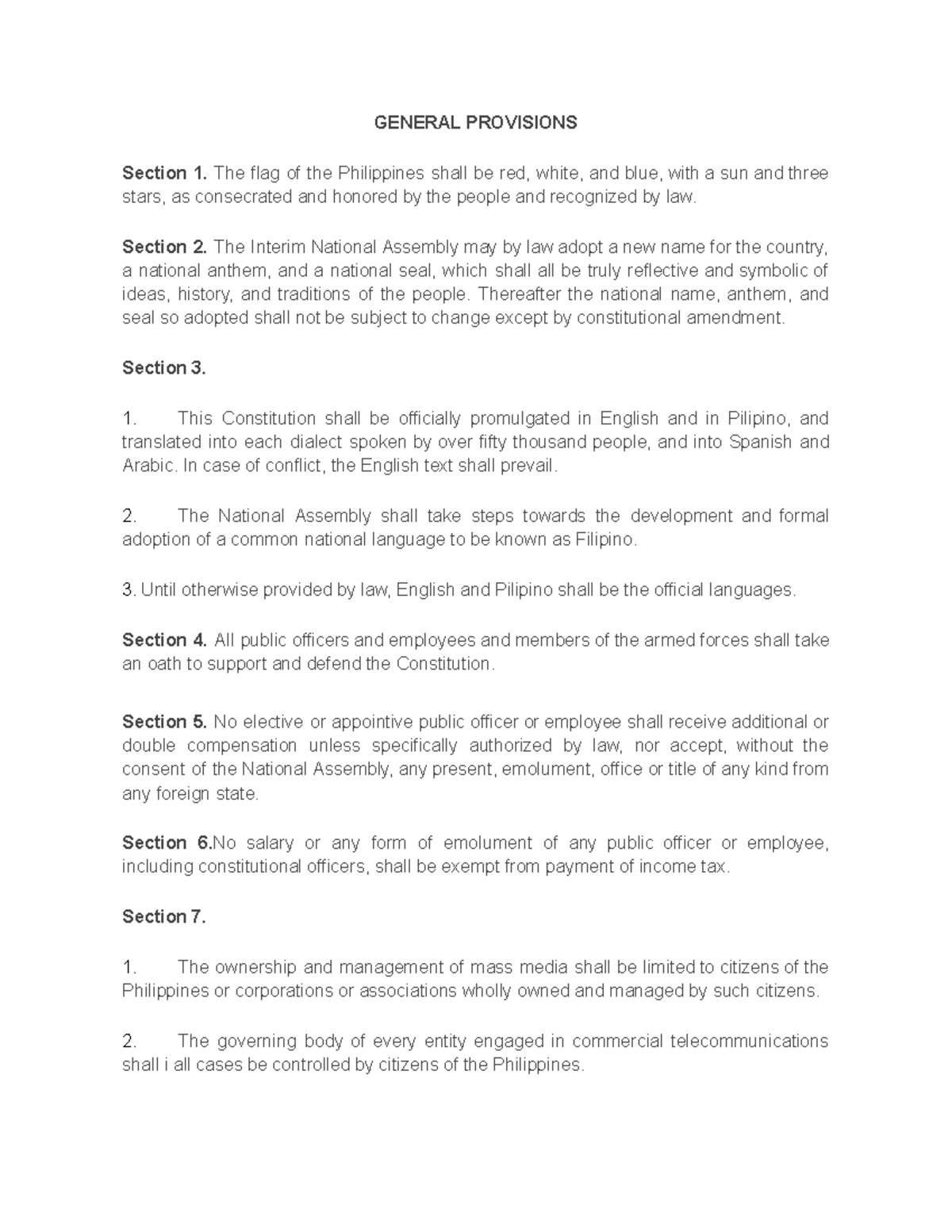 General Provisions - Teacher: Aage Benedict Maneja - GENERAL PROVISIONS ...