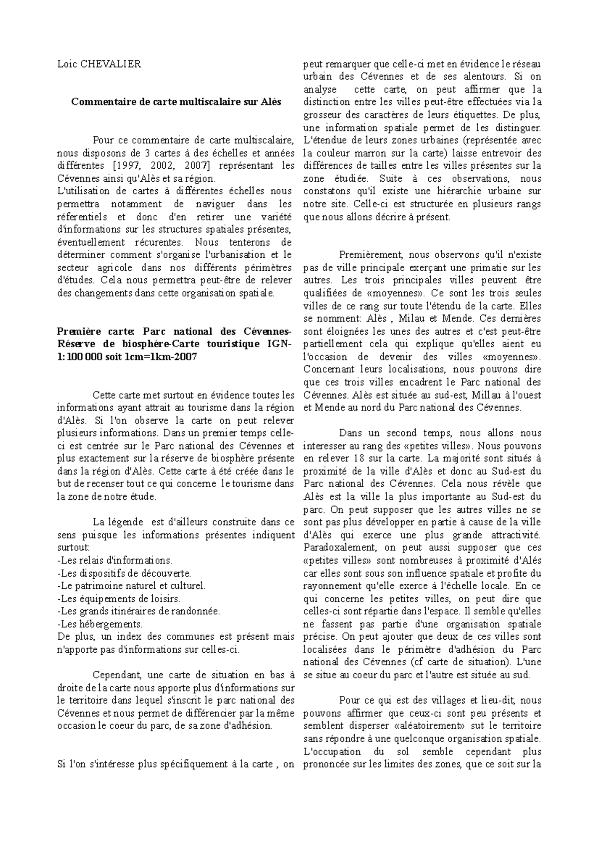 Histoire des livres nouveaux - Loic CHEVALIER Commentaire de carte ...