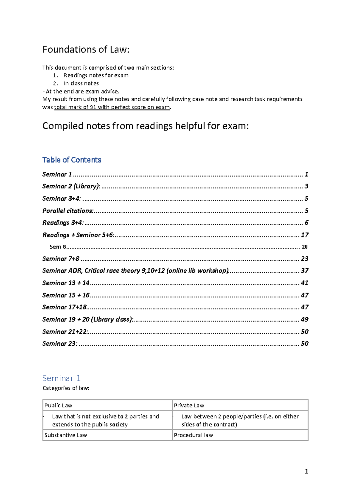 Foundations of law notes - Foundations of Law: This document is ...