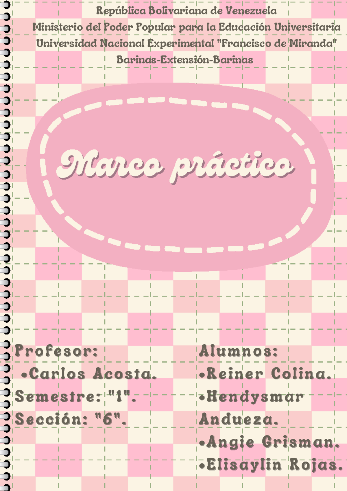 Marco práctico de metodología de la investigación de primer semestre - Marco prácticoMarco ...