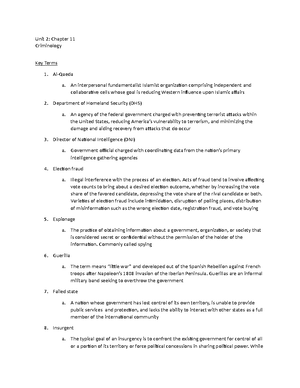 Chapter 13Worksheet - Unit 3: Chapter 13 Criminology Key Terms ...