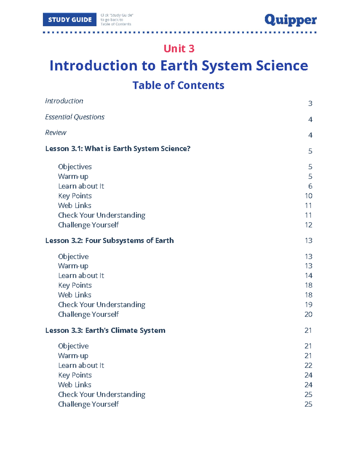 Pdfcoffee - Assignment - Unit 3 Introduction to Earth System Science Table of Contents 3 4 4 ...
