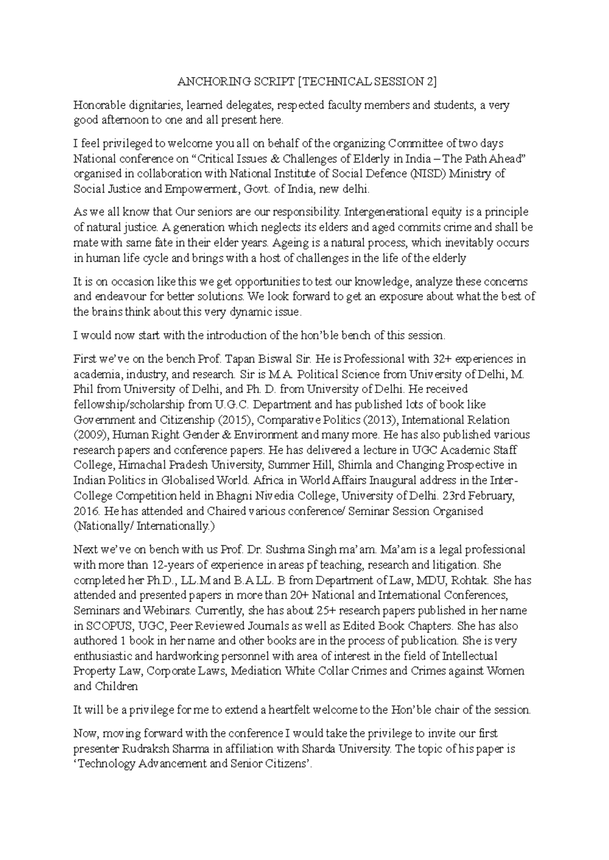 Anchoring Script - okok - ANCHORING SCRIPT [TECHNICAL SESSION 2 ...