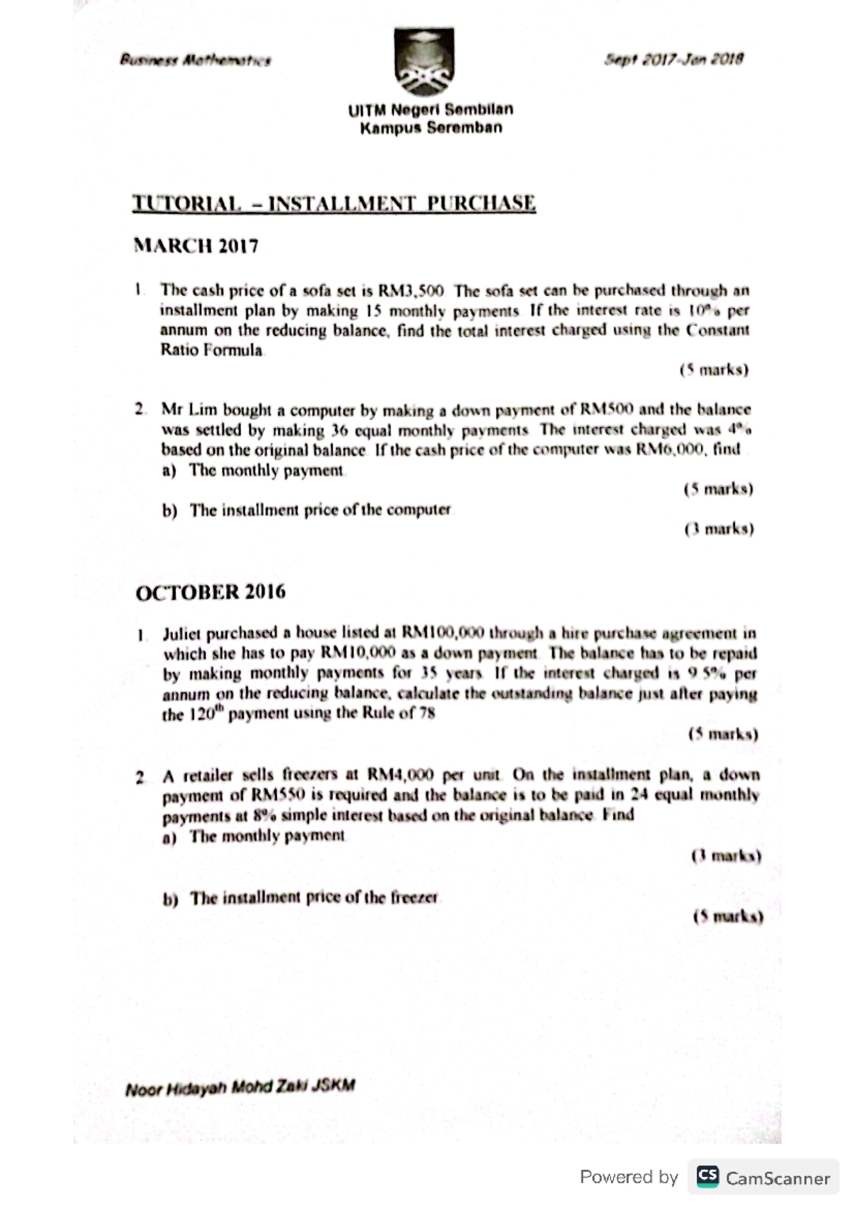 Chapter 9 mat 112 - Enjoyy - Business in Mathematics - Studocu