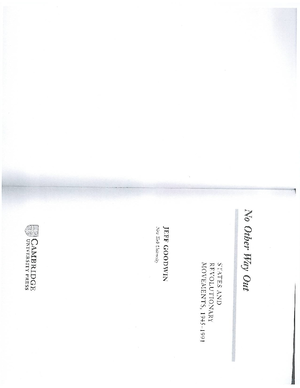 Thomas carothers end of the transitions paradigm - POLI 109 - Studocu