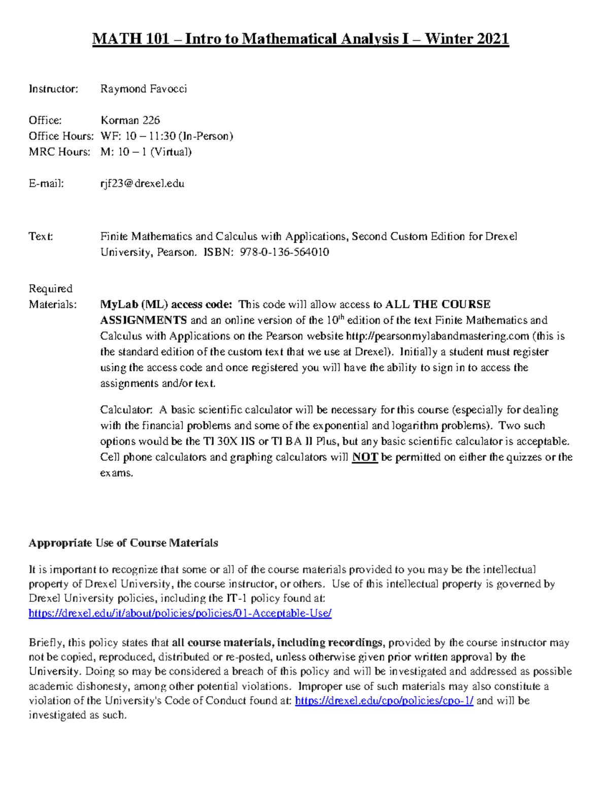 Math 101 Syllabus - Deprecated API usage: The SVG back-end is no longer ...