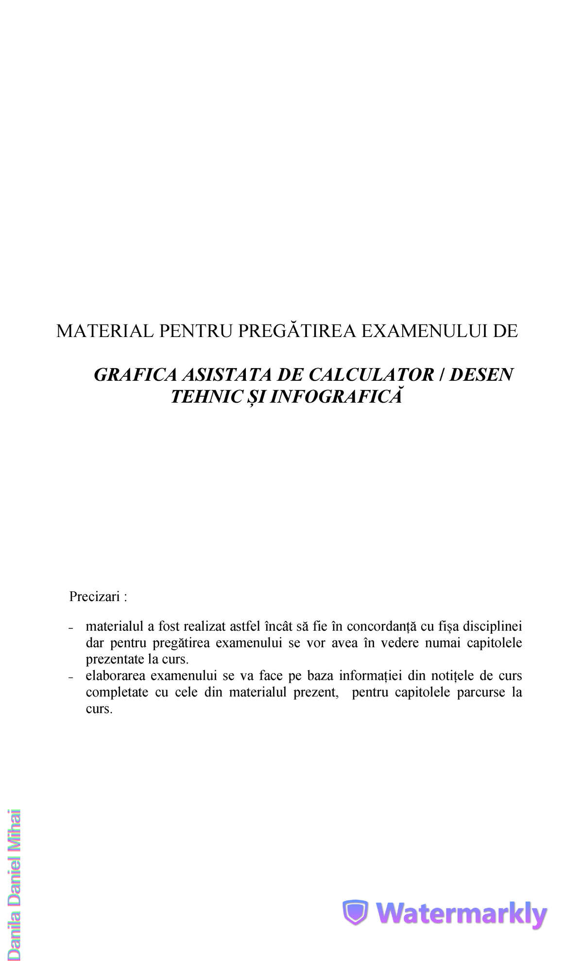 Gac teorie - MATERIAL PENTRU PREGĂTIREA EXAMENULUI DE GRAFICA ASISTATA ...