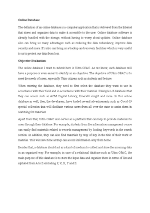 Coverpage uitm report writing format - Reference and Information ...