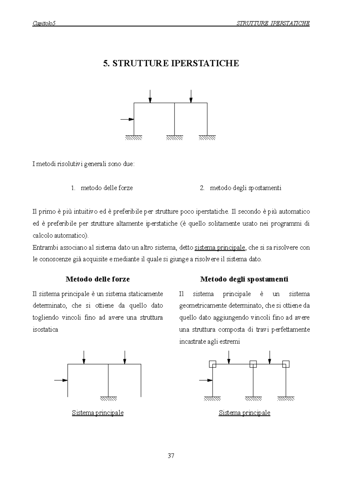 5struttureiperstatiche-1 - Capitolo5 STRUTTURE IPERSTATICHE 5 ...